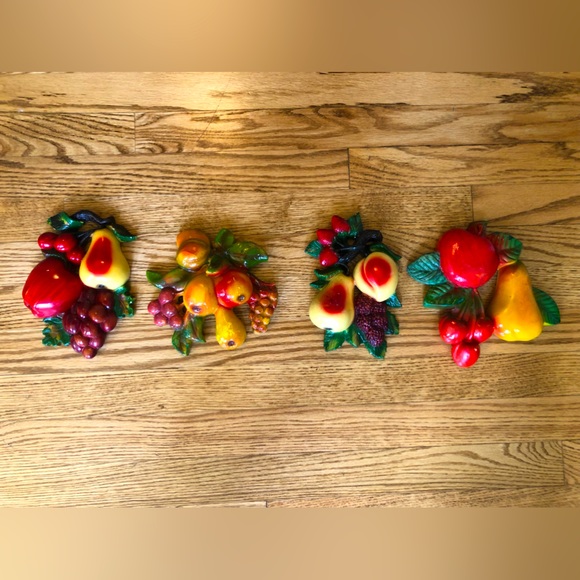 Kitchen | Vintage Chalkware Fruit | Poshmark